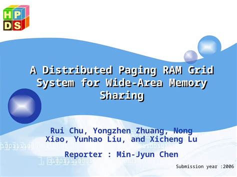 ppt a distributed paging ram grid system for wide area memory sharing