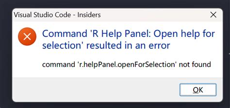 Help Panel Not Available In Vscode Insiders Issue REditorSupport Vscode R GitHub