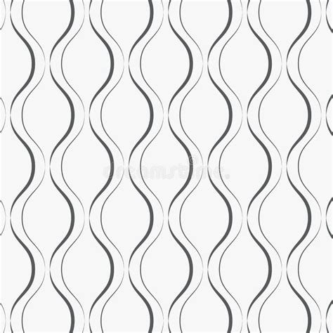 Linear Vector Pattern Repeating Wavy Line Or Curved Line On Vertical Pattern Is Clean For
