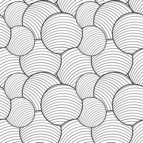 Seamless Pattern Of Intersecting Circles Template For Packaging Poster Screensaver Textiles