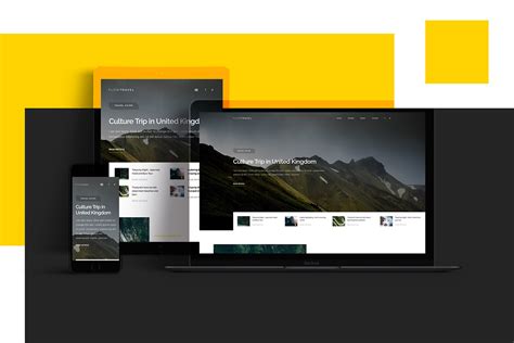 Travel Blog Elementor Pro Layout On Behance