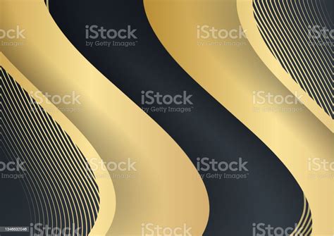 기하학적 모양과 황금 요소 조합으로 추상적인 어두운 배경 0명에 대한 스톡 벡터 아트 및 기타 이미지 0명 3차원 형태