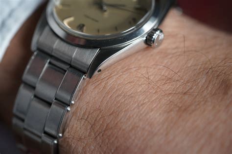 Rolex Oyster Precision Reference 6426 W White Commando Style Dial — Wind Vintage