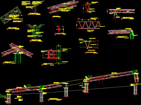 Planos De Estructura Metalica Triangular En Cubiertas Estructuras