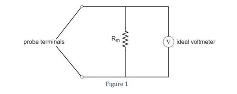Solved Describe A Practical Voltmeter Model Based On Figure Chegg Com