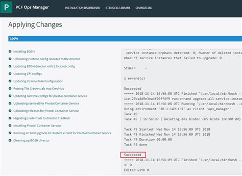 Configuring Pivotal Container Service Pks In Pcf Ops Manager Dashboard
