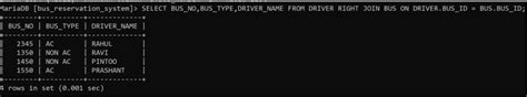 Design Bus Reservation Database System Database Design And