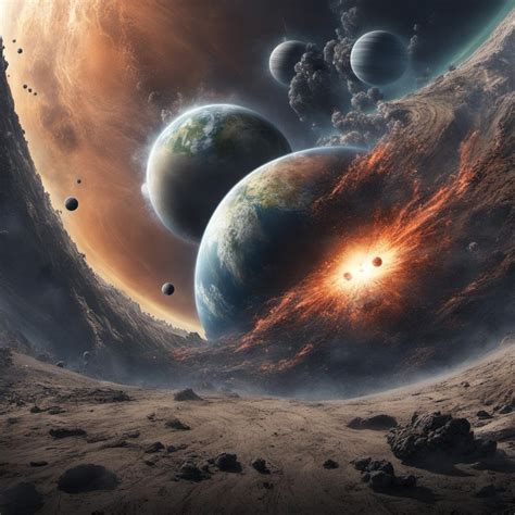 Planet Collision By Nobodyimportant2023 On Deviantart