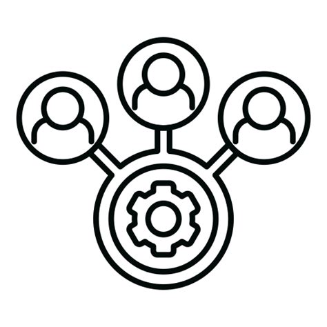 Outsource Vector Thin Isolated Icon Download On Iconfinder