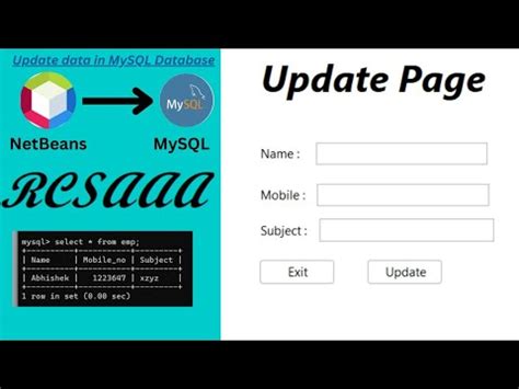 How to connect to MySQL Database Update in Java NetBeans|| Connector j ...