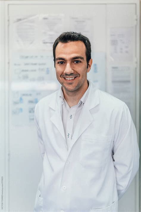 Corporate Portrait Of A Biologist In A Professional Laboratory By