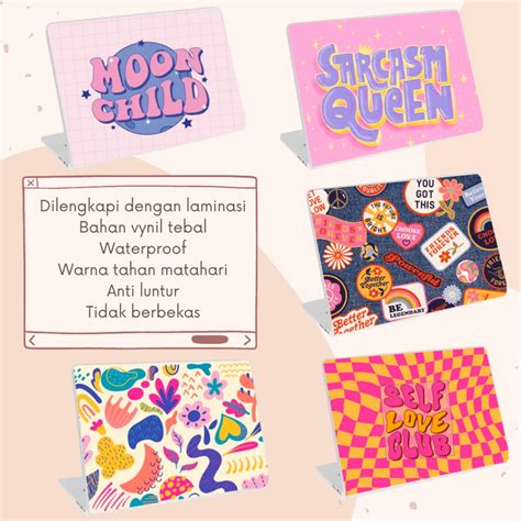 Jual Garskin Sticker Laptop Cover Protector Notebook Skin Garskin Lucu Minimalis Pelindung