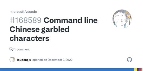 Command Line Chinese Garbled Characters · Issue 168589 · Microsoft