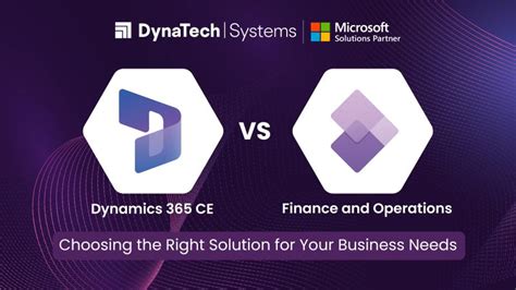 Dynatech Systems South Africa On Linkedin Dynamics 365 Ce Vs Fando Choosing The Right Solution