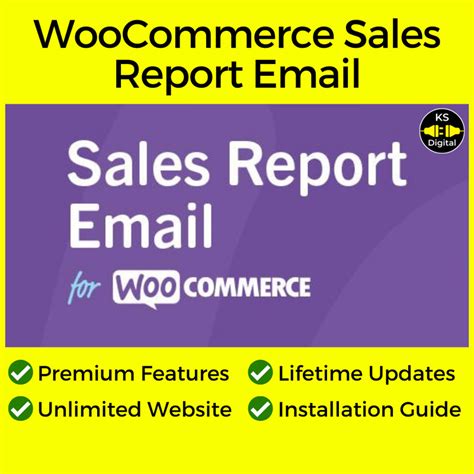 Latest WooCommerce Sales Report Email WordPress Plugin Free Updates Premium Version