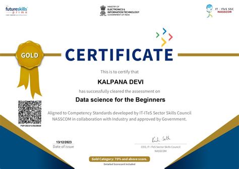 kalpana devi on linkedin nasscom futureskillsprime datascience
