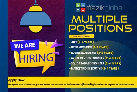 faima noor on linkedin jobapportunity dynamics365