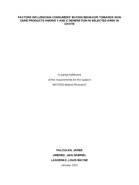 Research Output No 1 Pdf Behavior Millennials