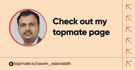 aswin edavalath book a call on topmate