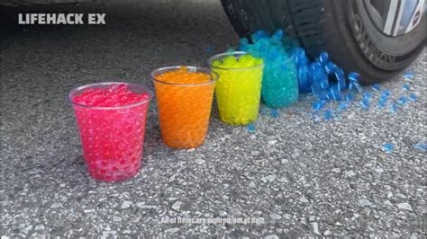 خورد کردن وسایل کیوت با ماشین له کردن اجسام با ماشین