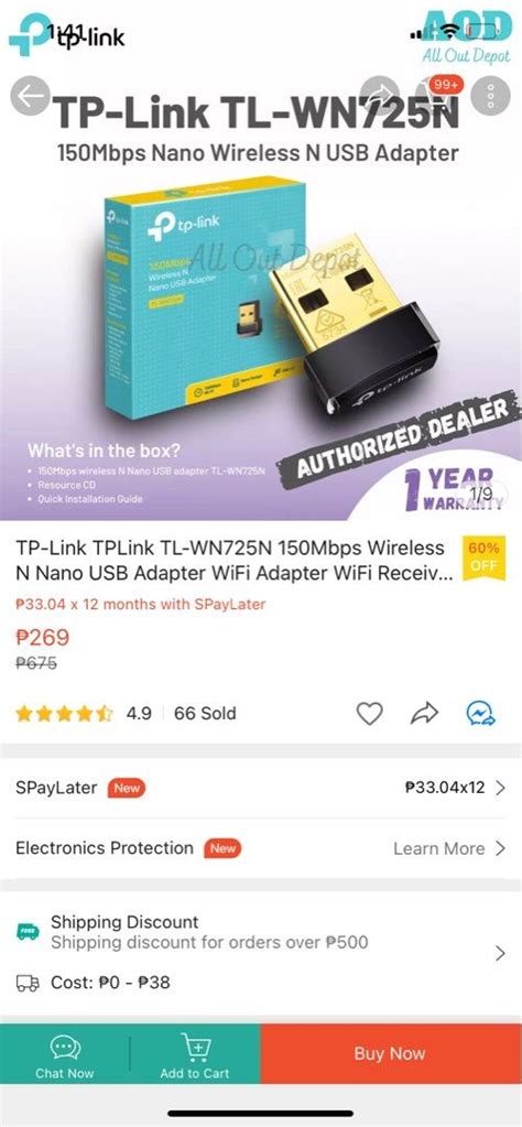 Tp Link Wireless Usb Adapter Wifi Dongle Computers And Tech Parts And Accessories Other