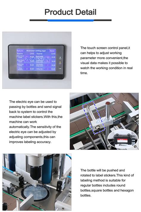 Automatic Polygon Hexagon Jar Labeling Machine