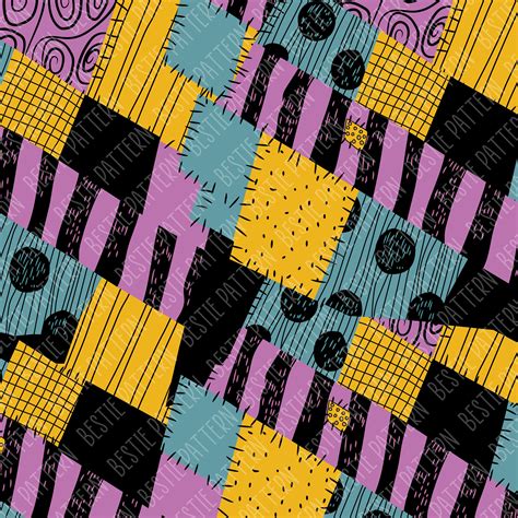 Sally Patches Seamless Pattern Sally Patches Seamless File Etsy