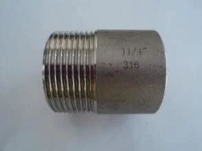 Seamless Pipe Nipple Poe Toe Acero Inoxidable Del Pezón Conexión