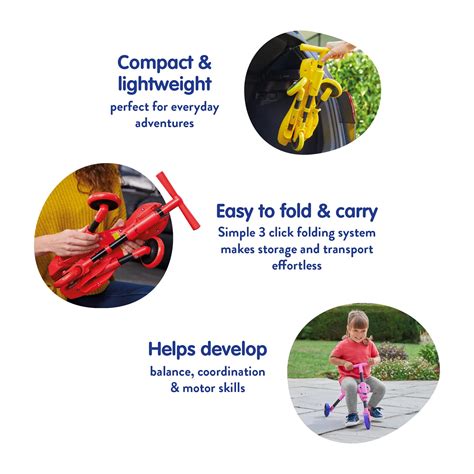 Scuttlebug Wheel Foldable Ride On Tricycle For Year Old Babes And Girls Bumblebee Trike