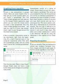 Graph Linear And Quadratic Equations With Google Sheets Distance Learning