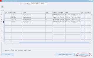 Oracle Applications Oracle Min Max Planning