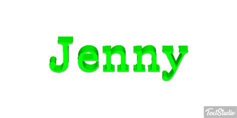 Jenny Name Animated  Logo Designs