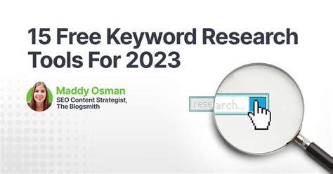 Shashank Shekher On Linkedin 15 Free Keyword Research Tools For 2023