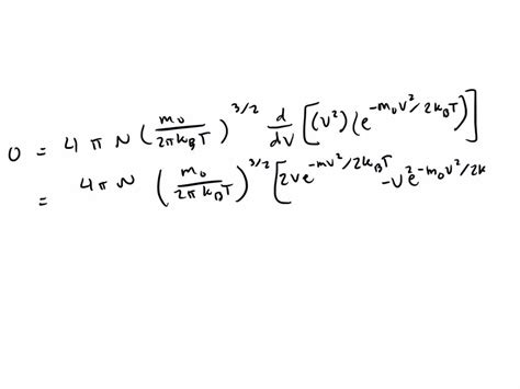 ⏩solved from the maxwell boltzmann speed distribution show that the