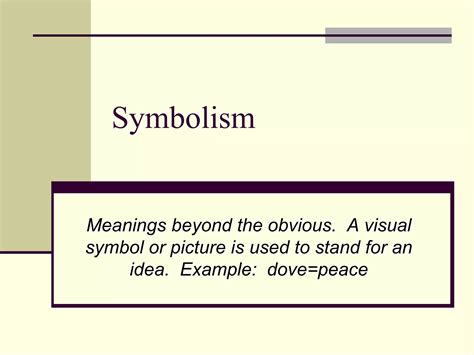 Symbolismpowerpointppt