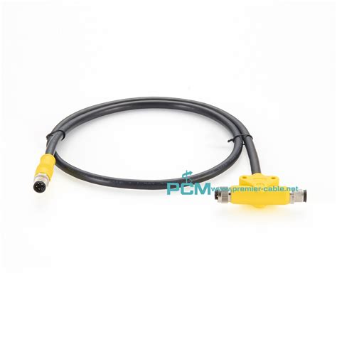 M12 L Code Connector For Profibus And Profinet M12 Cable And M12 Sensor Actuator Cable
