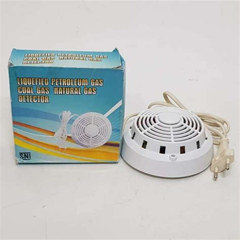 Promo Alaram Sensor Kebocoran Gas Lpg Alat Pendeteksi Kebocoran Gas