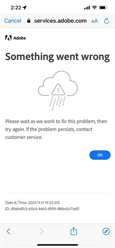 passkey problem with adobe r 1password