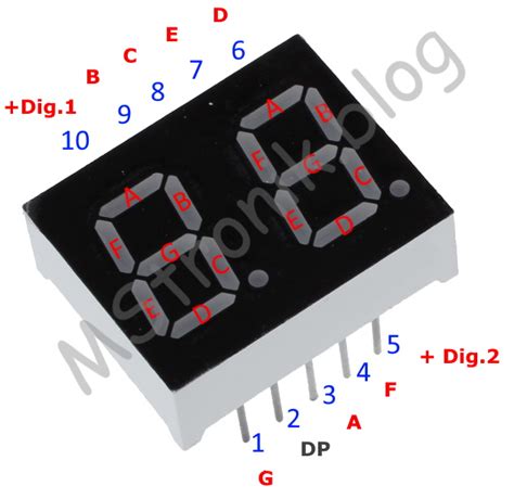 Counter With 7 Segment Display And Two Push Buttons Mstronik