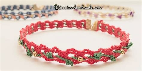 Коллар крючком - украшение на шею | Russian-Handmade в 2024 г | Вязание ...