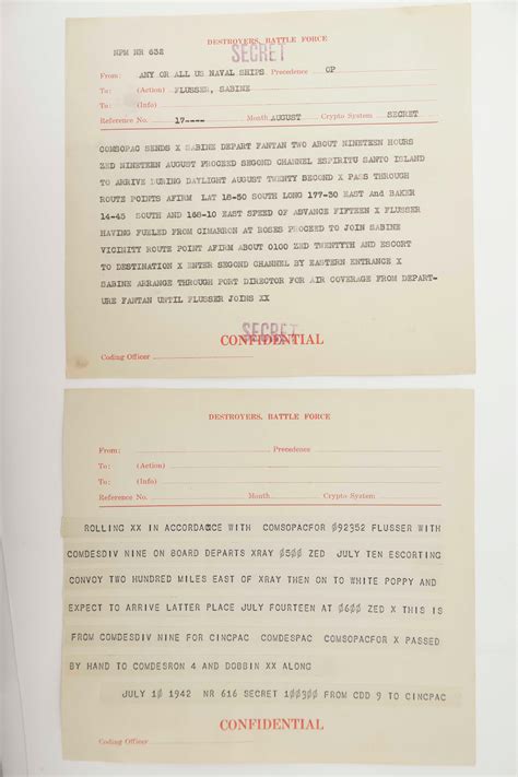 Lot World War Ii Navy Codebreakers Group 23