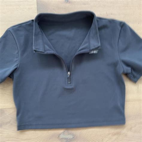 Elite Eleven Grey Sweat Crop Top Size Depop