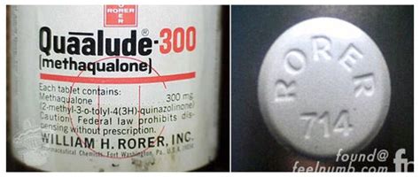 Quaalude 714 Elvis Presley Quaalude Prescription Pill Bottle