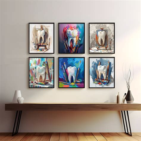 Dental Wall Art For Dental Office Wall Decor For Dentist T Colorful