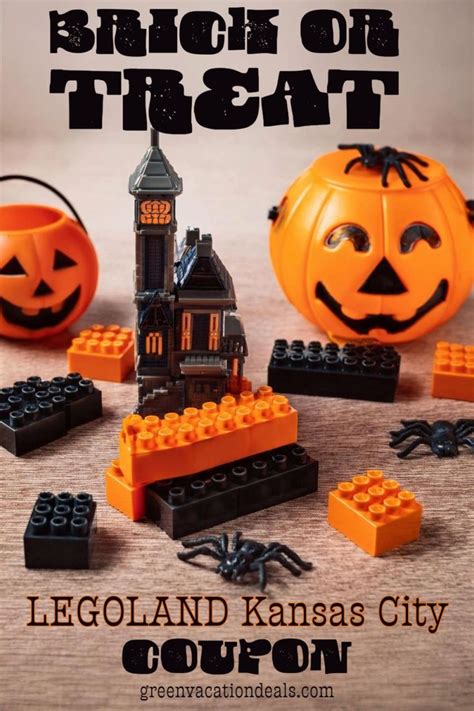 Discount Legoland Kansas City Tickets For Brick Or Treat Event Legoland Lego Pumpkin