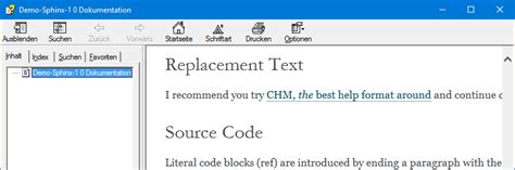How To Link From A Sphinx Document Into A Chm File Stack Overflow