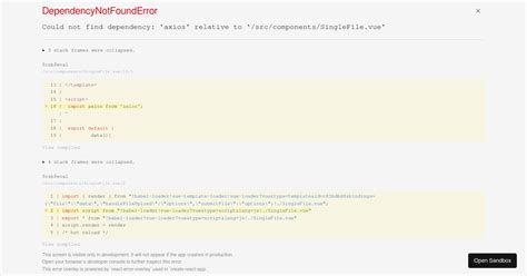 Uploading Files Vuejs Axios Codesandbox
