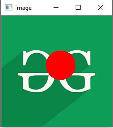 Python OpenCV Cv Circle Method GeeksforGeeks
