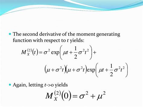 Ppt Moment Generating Functions Powerpoint Presentation Free