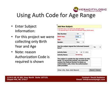 Vl Presentation Managing Protocol Deviation Using Authorization Codes Pdf Technology